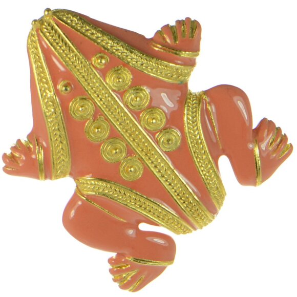 Kenneth Jay Lane | Jewelry | Vintage Kenneth Jay Lane Kjl Enamel Frog ...